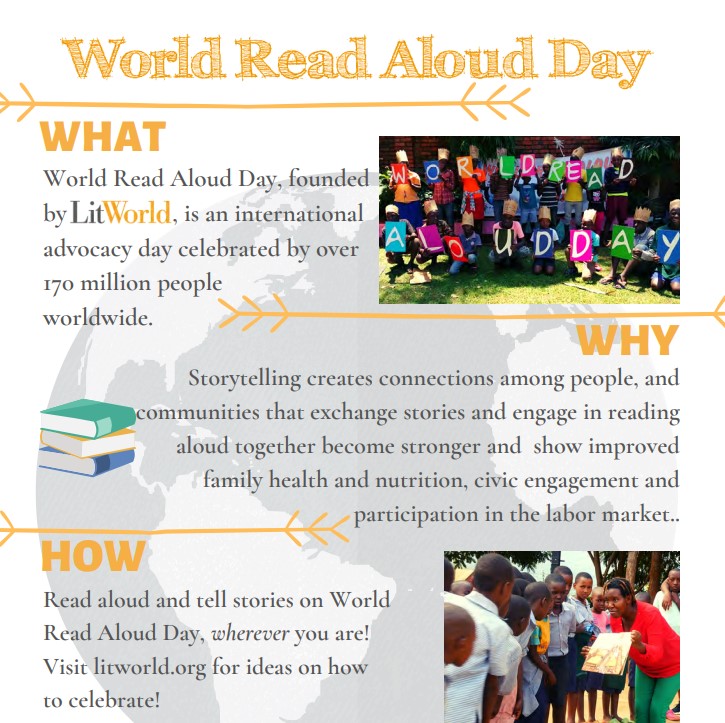 World Read Aloud Day – Jacob's Journey